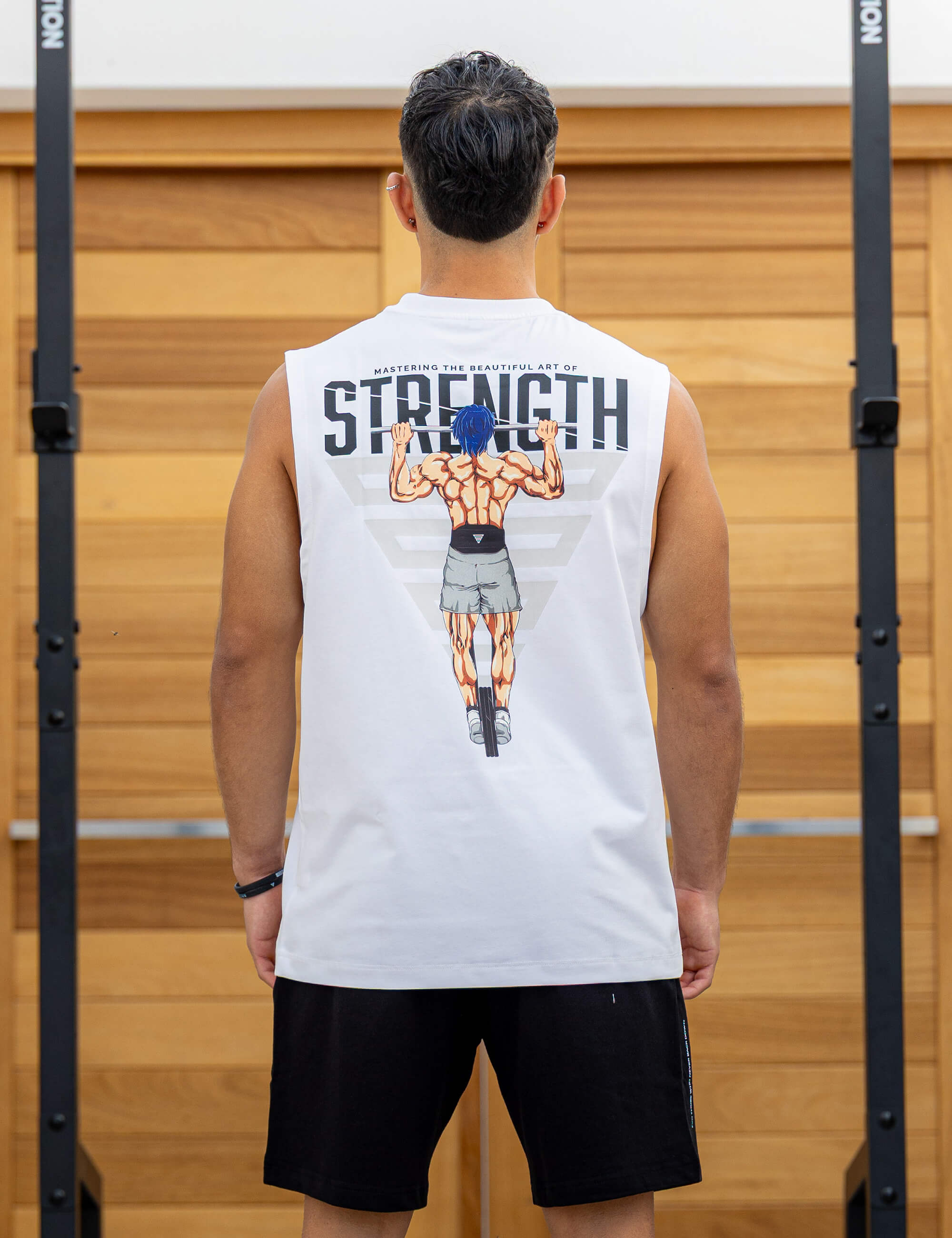 Anime Tank Top Strength | Calisthenics Streetwear by GORNATION