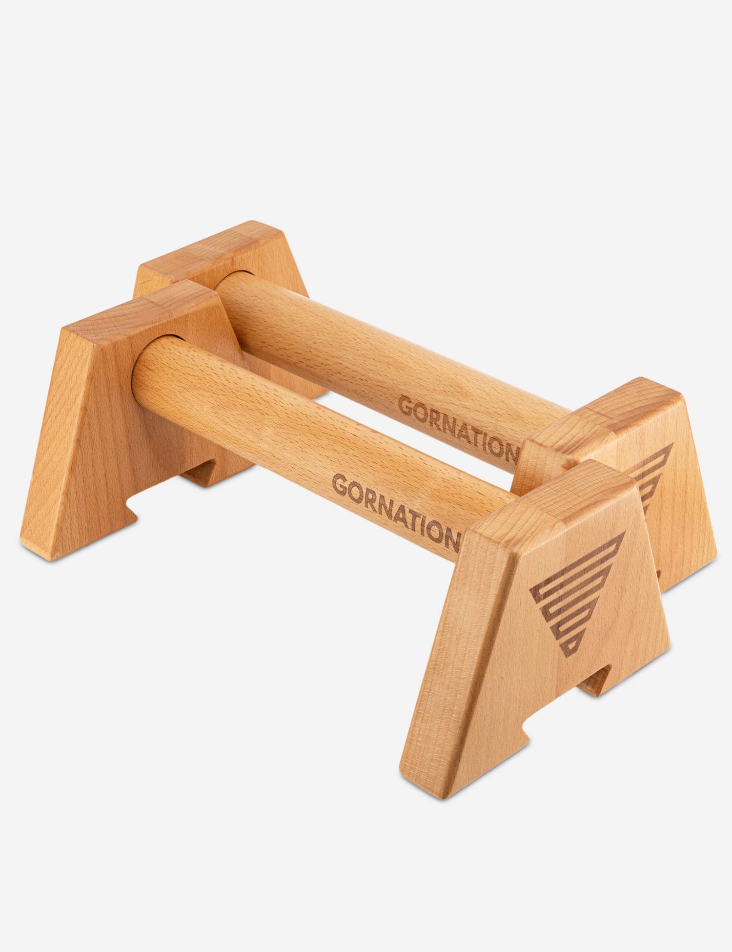 Wooden Parallettes | Calisthenics Mini Bars by GORNATION